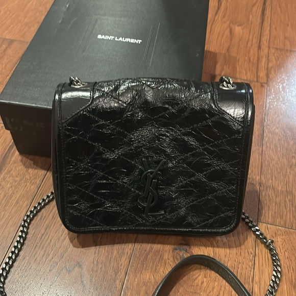 Yves Saint Laurent | Bags | Authentic Ysl Black Niki Mini Bag | Poshmark